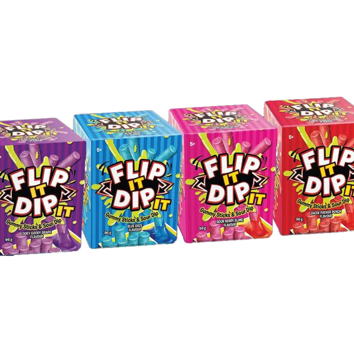 Foreign 34780 Flip and Dip Gummy Sticks Sour Dip 8ct – Candy Store For Me