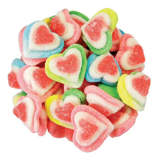 Vidal Triple Assorted Gummi Sugar Hearts 4.4lb – Candy Store For Me